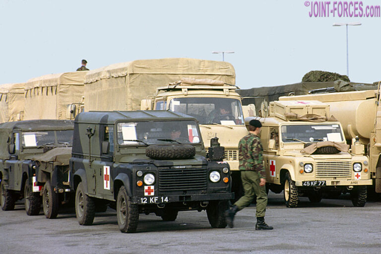 MLR45 Op GRANBY ~ Land Rovers Bound For The Gulf | Joint Forces News