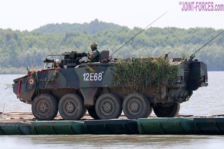 Romanian Army New Piranha V Live-Fire | Joint Forces News