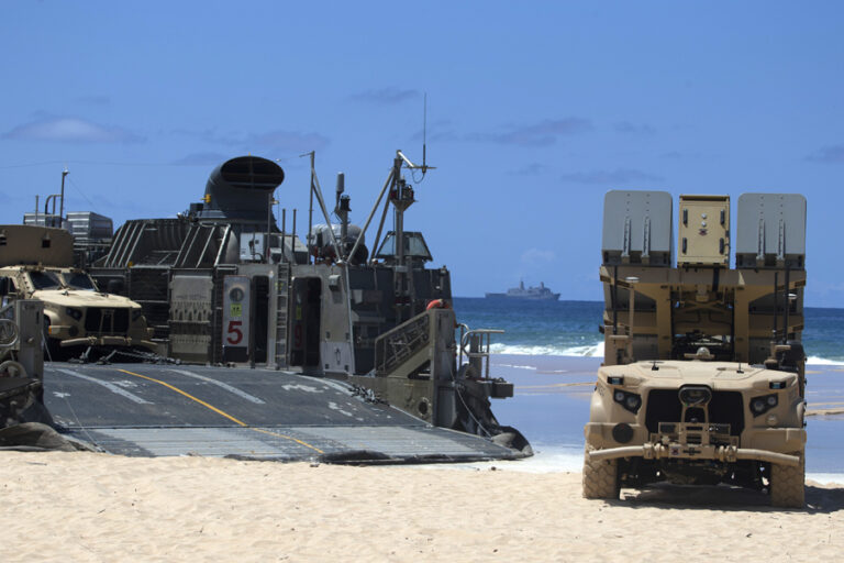 Oshkosh Demonstrates ROGUE Fires On SINKEX | Joint Forces News