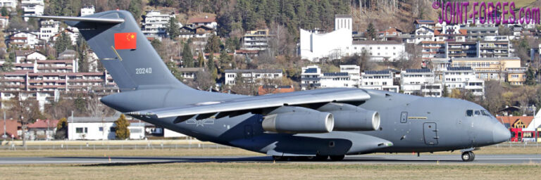 PLAAF Xian Y-20A Kunpeng Flies Into Innsbruck | Joint Forces News