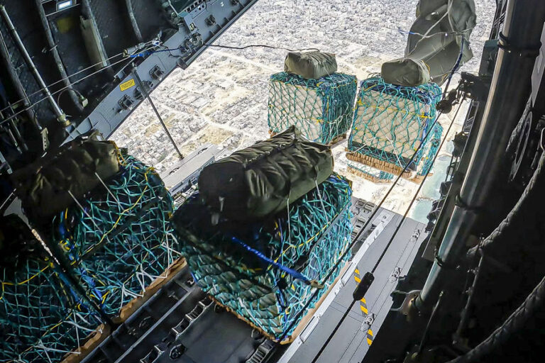 Royal Air Force Airdrop Into Gaza | Joint Forces News