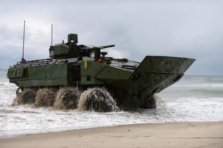 KONGSBERG PROTECTOR RT-20 on USMC ACV-30 | Joint Forces News
