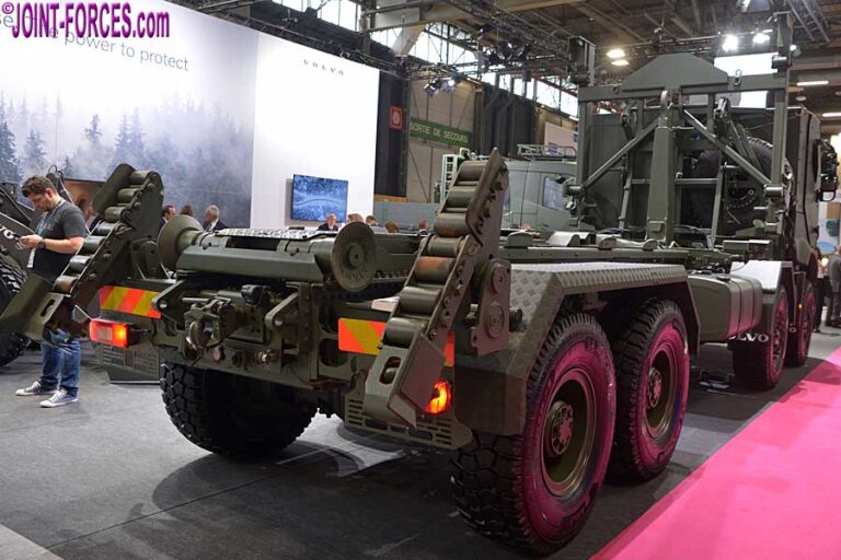 VOLVO FMX 8x8 with Prototype Armoured Cab | Joint Forces News