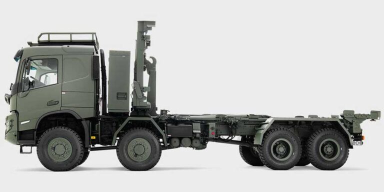 VOLVO FMX 8x8 with Prototype Armoured Cab | Joint Forces News
