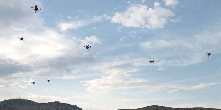 HAVELSAN Demonstrates POYRAZ Quadcopter Swarm | Joint Forces News